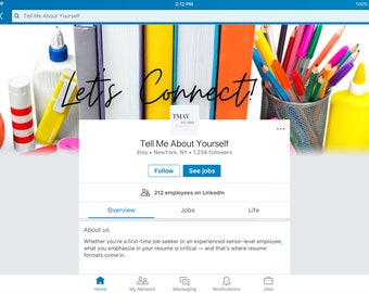 Linkedin Banner Teacher - Etsy