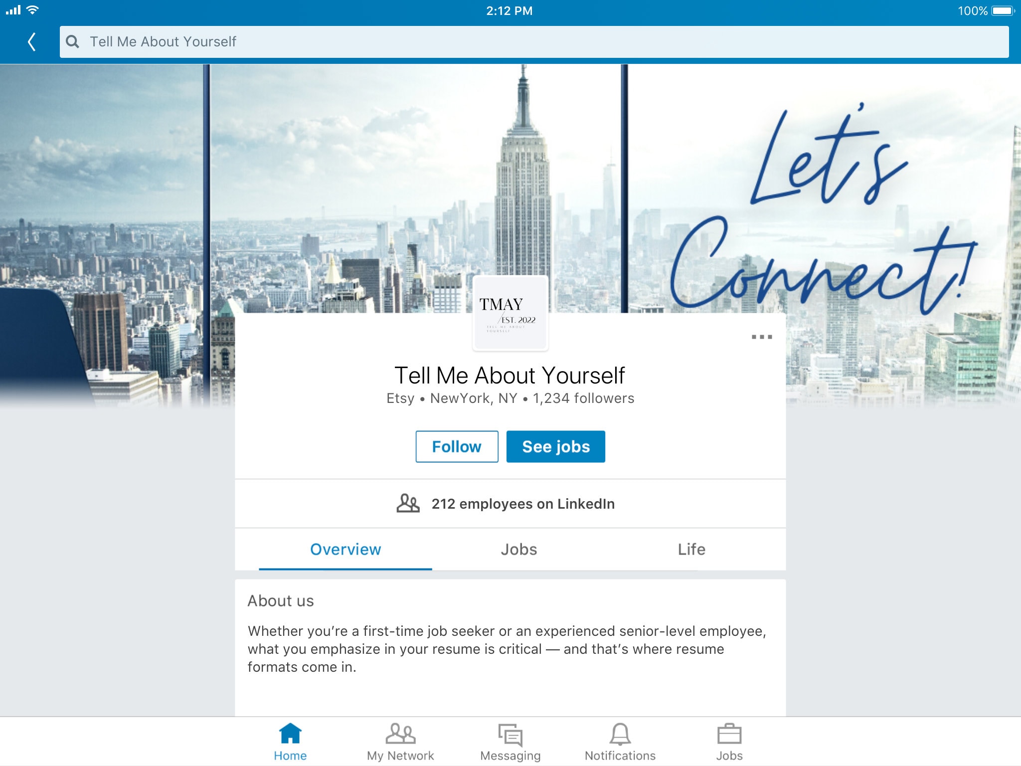 Linkedin Banner Instant Ready Office Let's Connect - Etsy