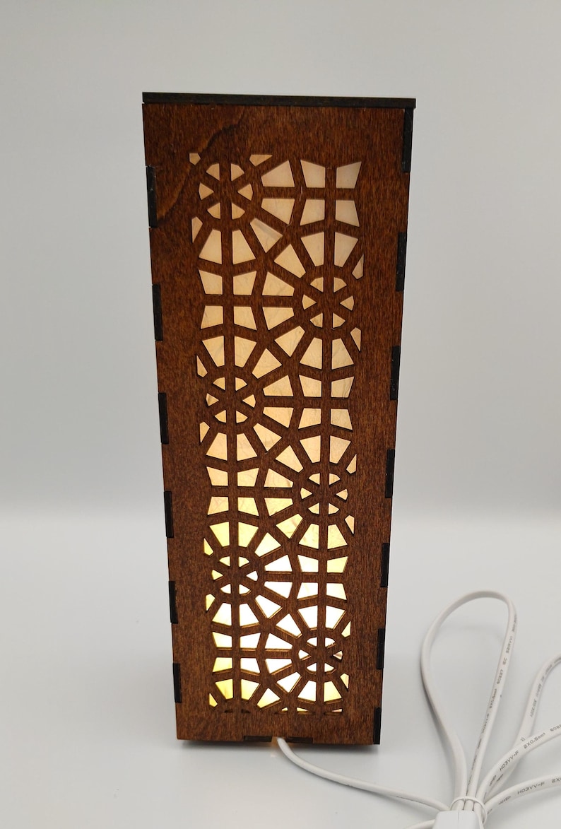 Decorative Table Lamp With LED Light Fixture - Etsy