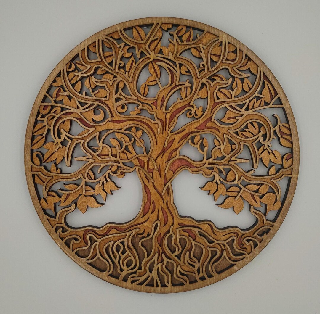 Tree of Life Layered Wall Hanging - Etsy