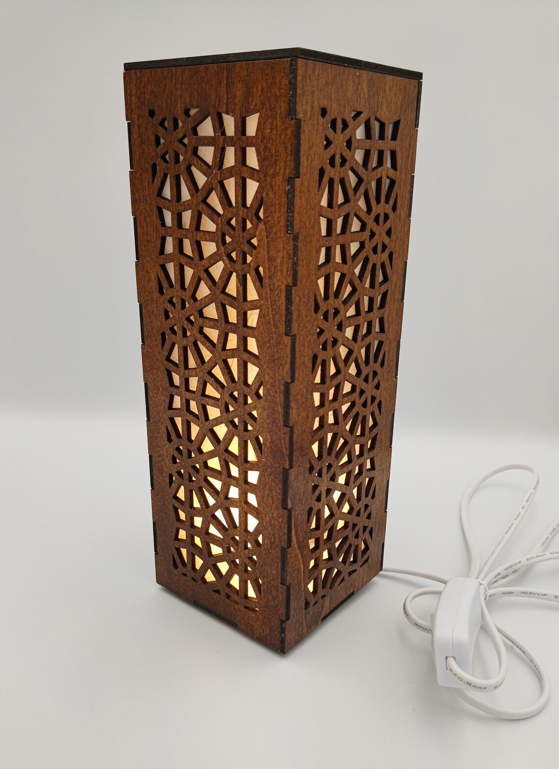 Decorative Table Lamp With LED Light Fixture - Etsy