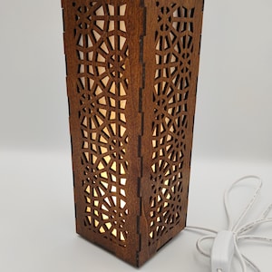Decorative Table Lamp With LED Light Fixture - Etsy