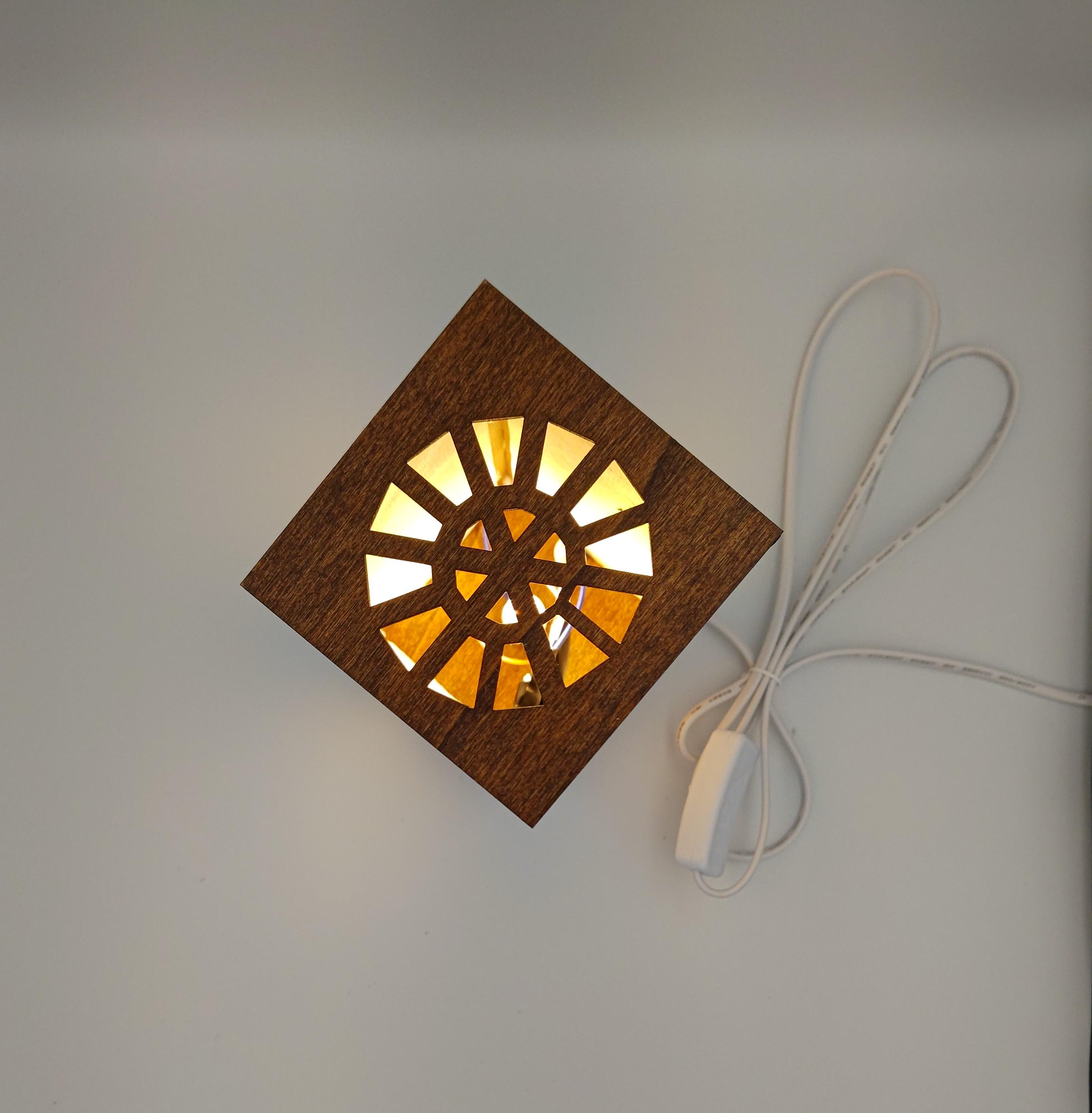 Decorative Table Lamp With LED Light Fixture - Etsy