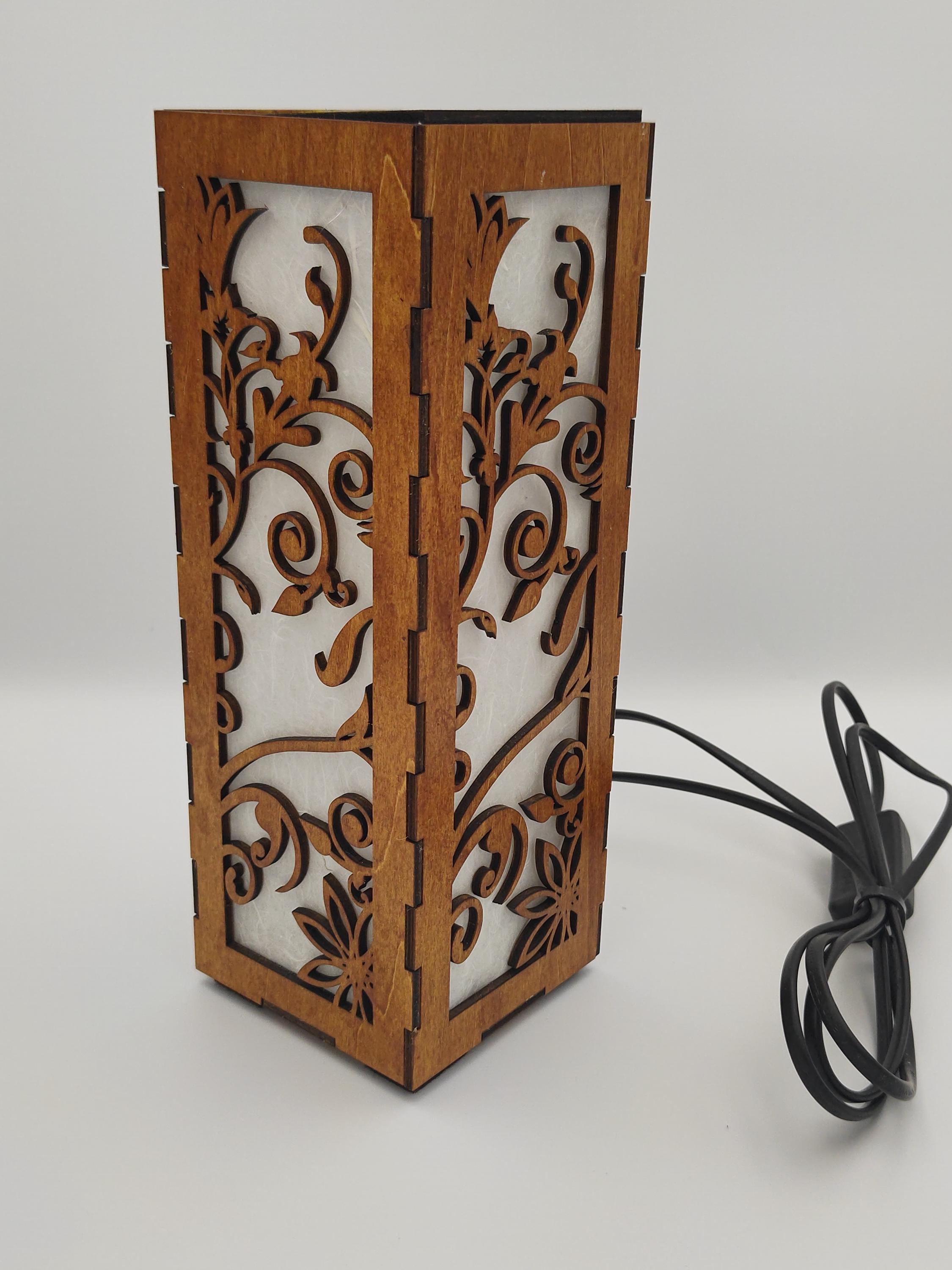 Decorative Table Lamp With LED Light Fixture - Etsy