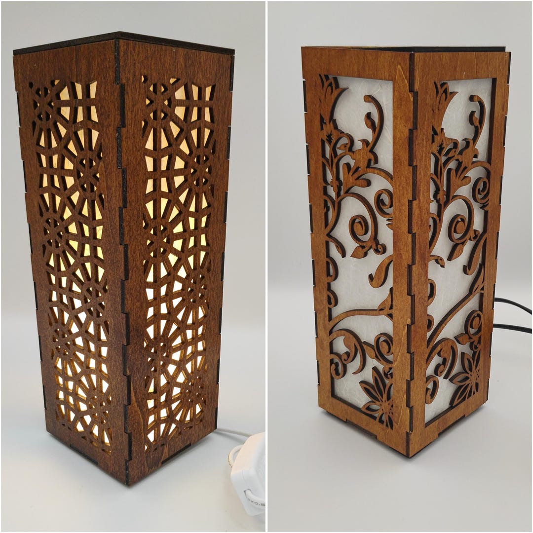 Decorative Table Lamp With LED Light Fixture - Etsy