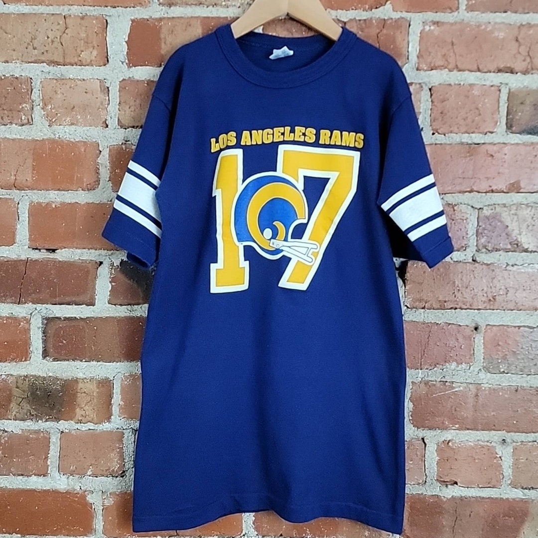 Champion Vintage 1980s Los Angeles Rams Single Stitch Blue Shirt S - Etsy