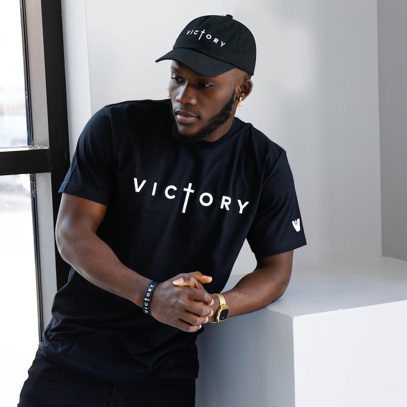Victory Cross Embroidered Dad Hat - Christian Baseball Cap - Etsy