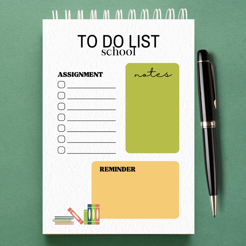 School to Do List Template - Printable PDF for Task Organization ...