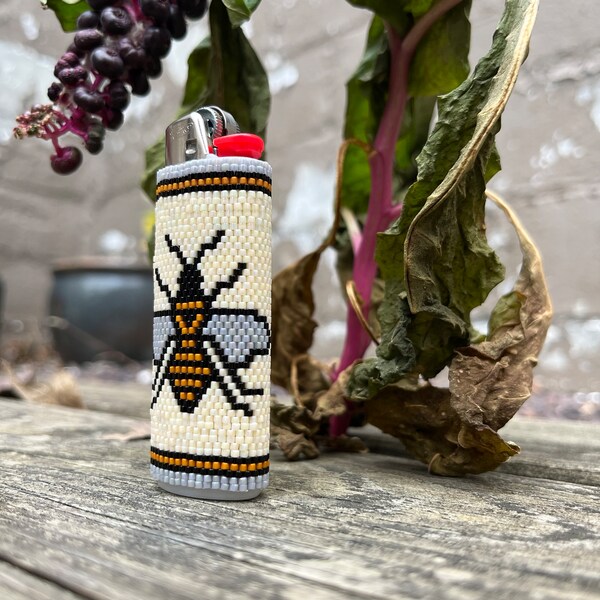 Beaded Lighter Cover - Etsy