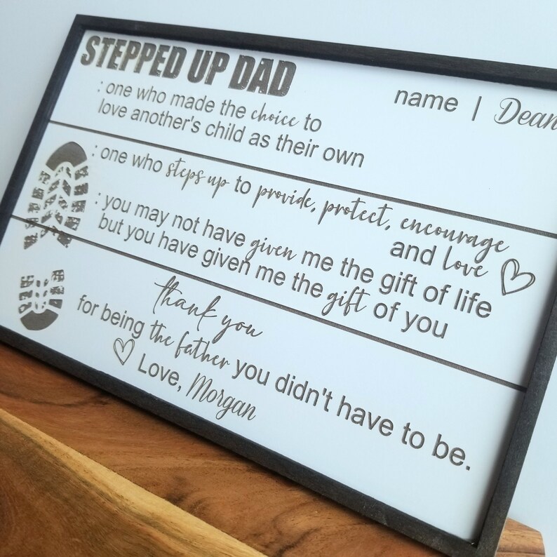 Stepped up Dad SVG - Step Dad SVG - Fathers Day SVG - Bonus Dad Digital ...