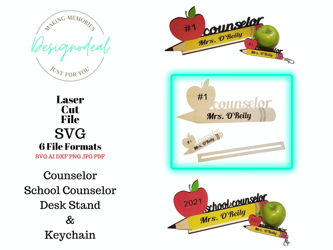 Counselor Appreciation Gift SVG - School Counselor Recognition Digital ...