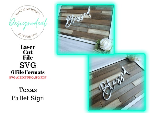 Pallet Wood Sign SVG Stained Pallet Design Framed | Etsy