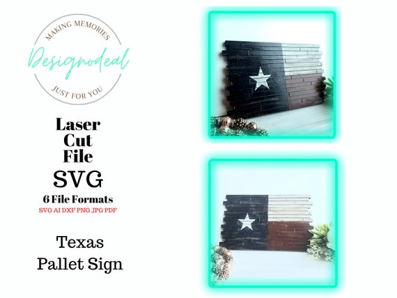 Texas Flag Pallet Wood Sign SVG Pallet Wood SVG Texas Sign | Etsy