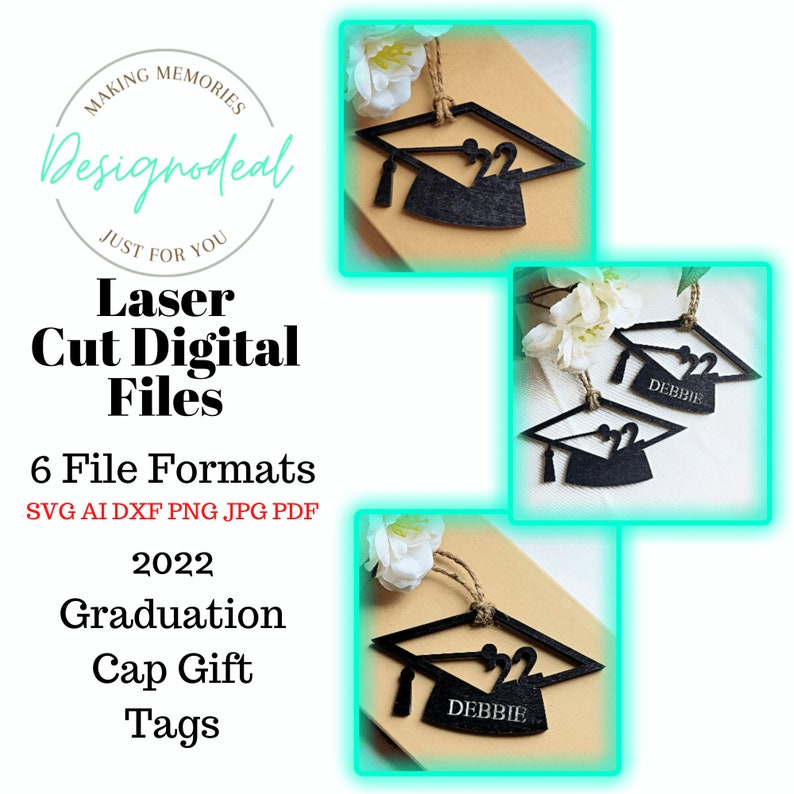 Graduation Gift Tag SVG 2022 Graduate Tag Laser File Grad Cut Files ...