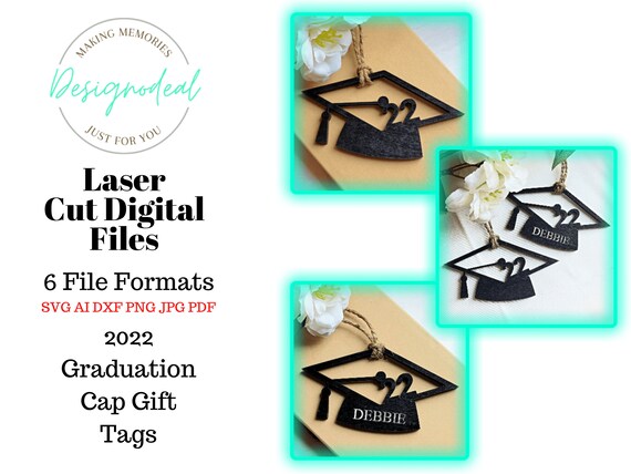 Graduation Gift Tag SVG 2022 Graduate Tag Laser File Grad | Etsy
