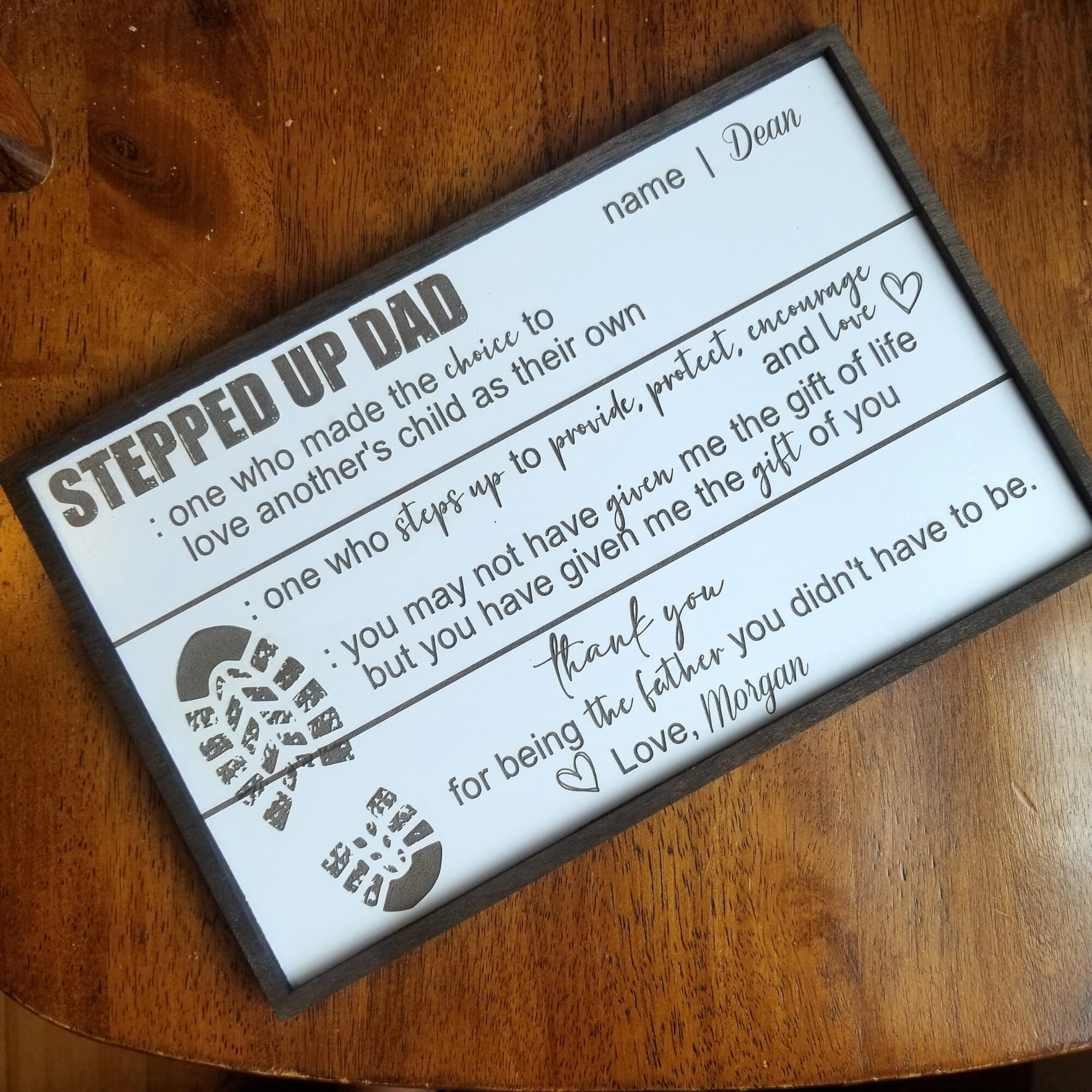 Stepped up Dad SVG - Step Dad SVG - Fathers Day SVG - Bonus Dad Digital ...