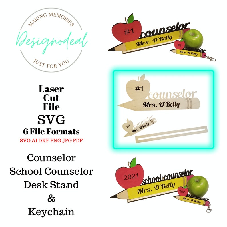 Counselor Appreciation Gift SVG - School Counselor Recognition Digital ...