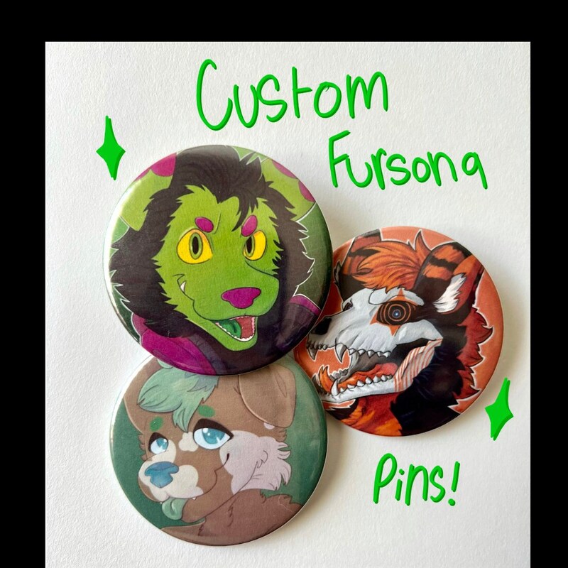 Furry Pins - Etsy