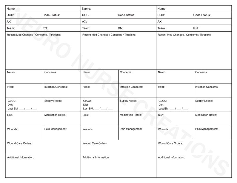 Home Health/hospice Visit Sheet and Report Sheet - Etsy
