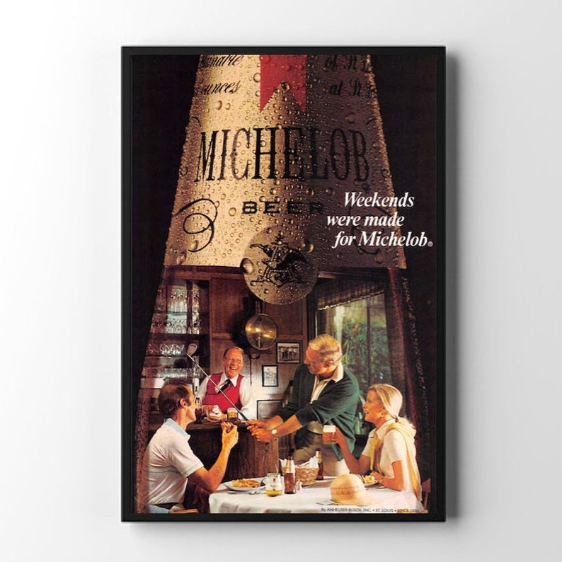 Michelob Ultra Golf Advertisement Digital Download Art - Etsy