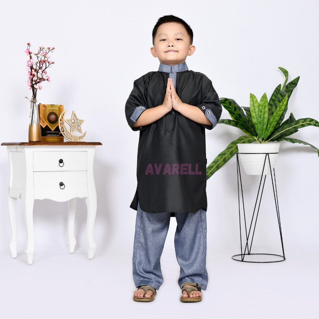 1-5 Years Old MORENO Kurta Sets for Boys, Turkish Abaya Boys, Muslim ...