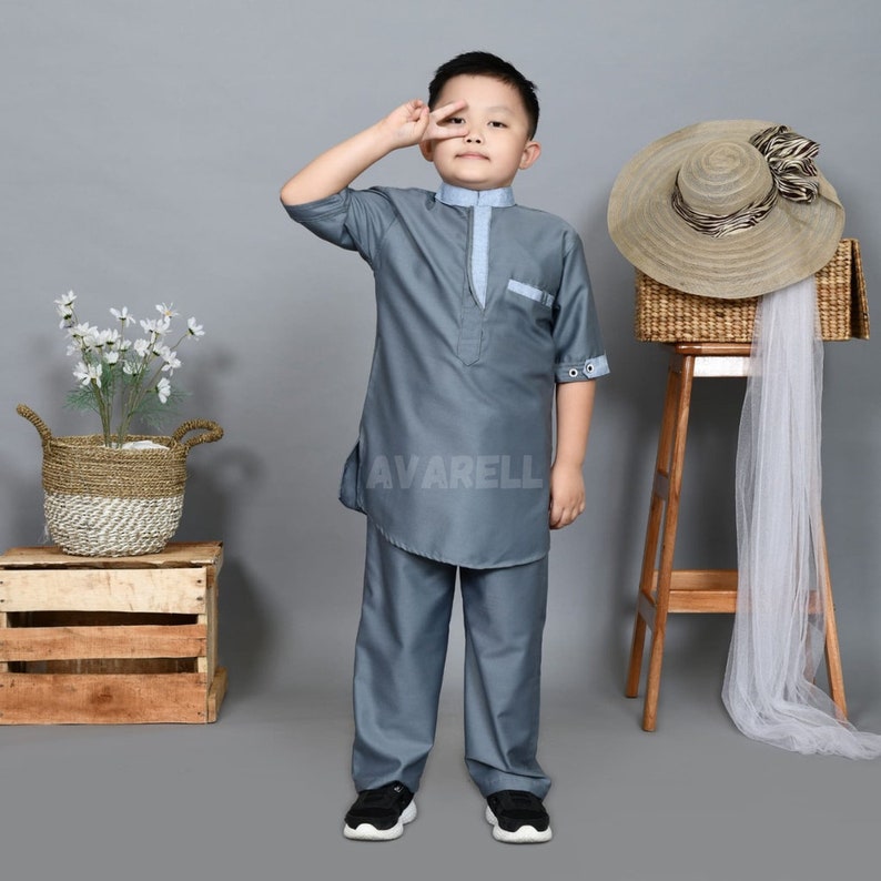 1-5 Years Old MORENO Kurta Sets for Boys, Turkish Abaya Boys, Muslim ...