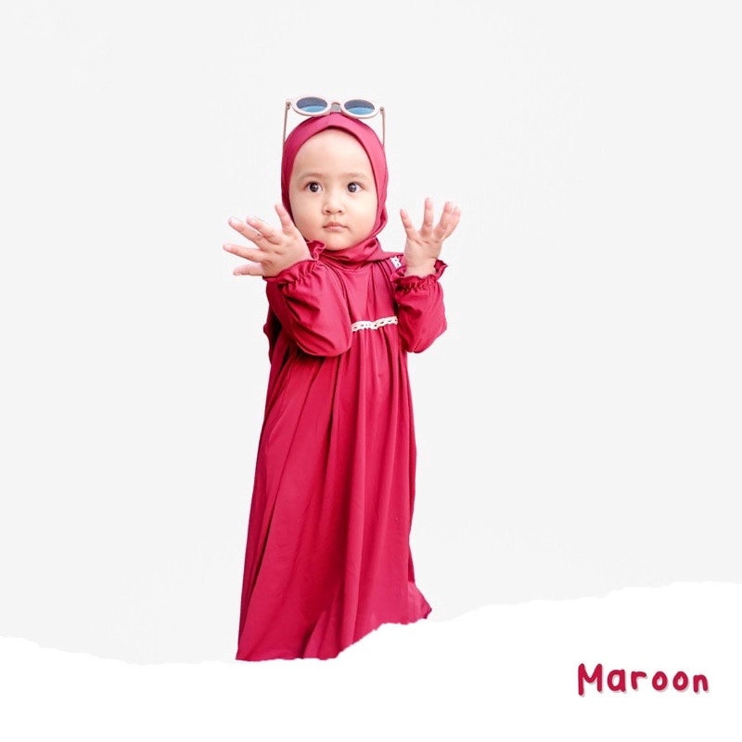Aminah Abaya Sets for Baby and Children Abaya Sets Hijab for - Etsy