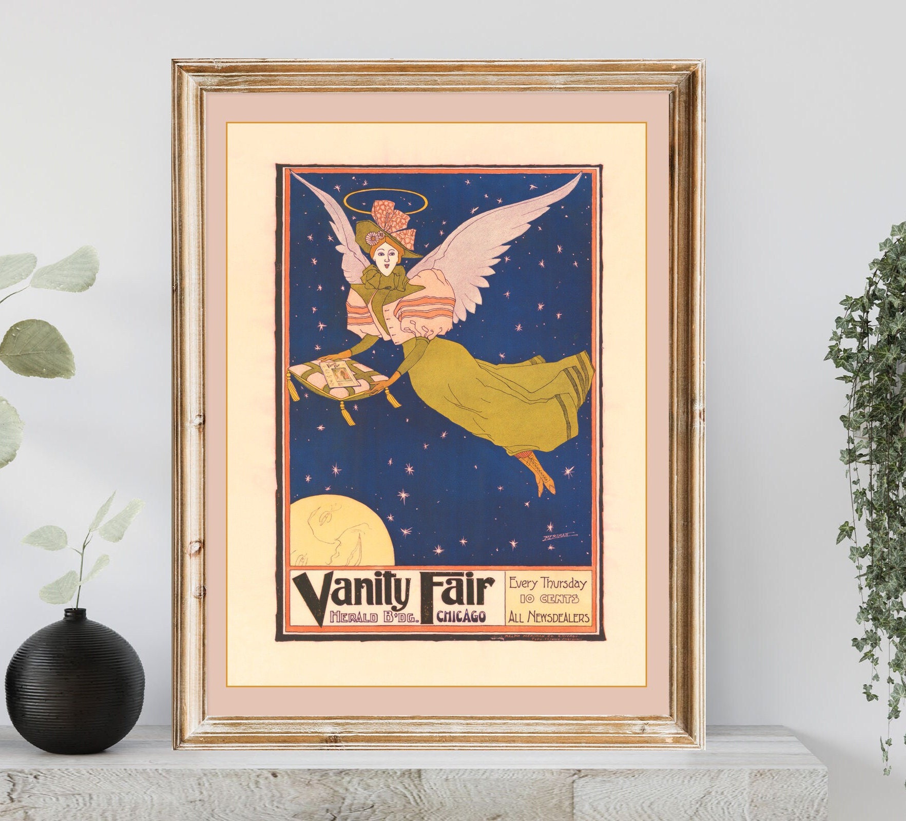 Vanity Fair Magazine Cover Print, Vintage Magazine Cover Poster, Retro ...