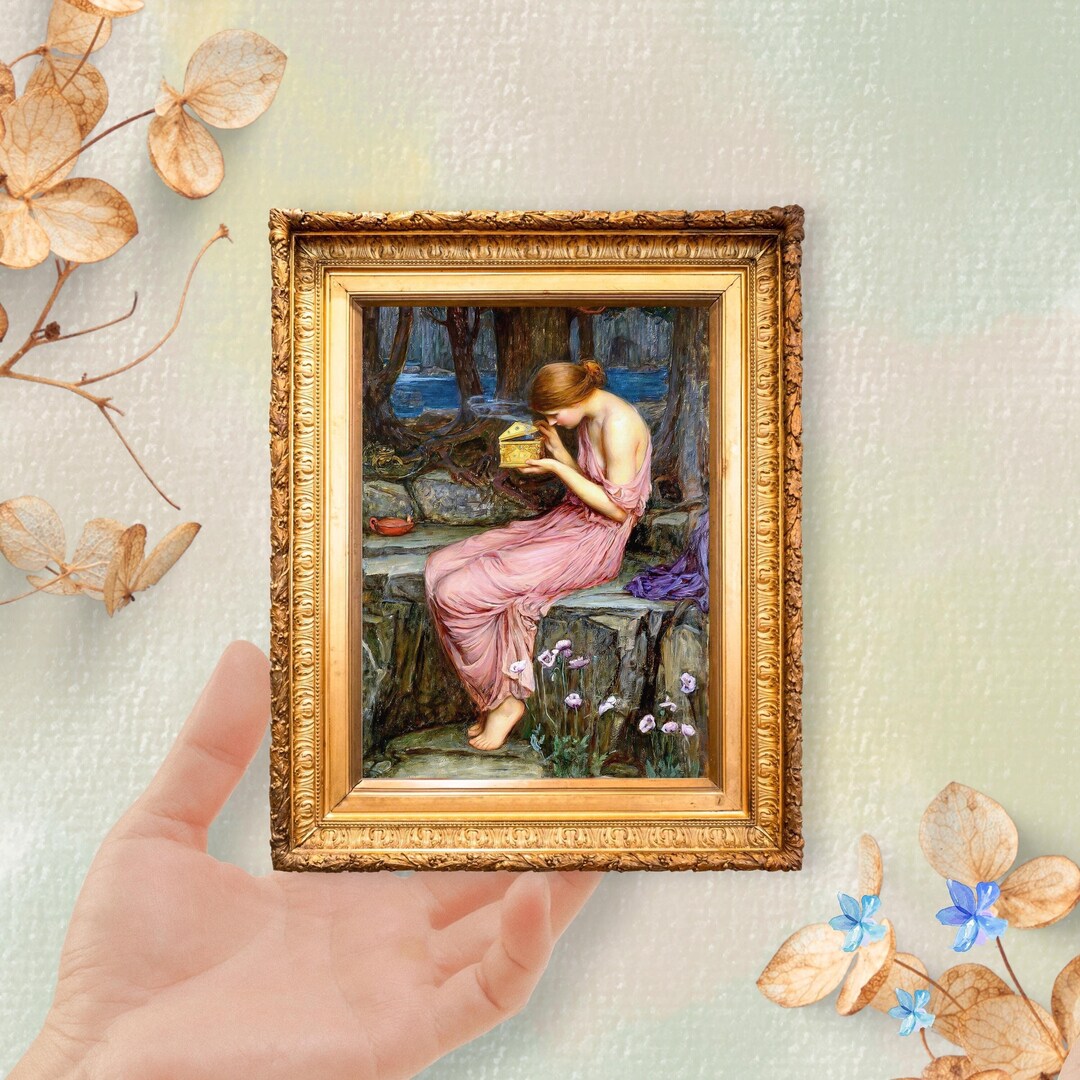 Psyche Opening the Golden Box Print: Pre-raphaelite Vintage Art ...