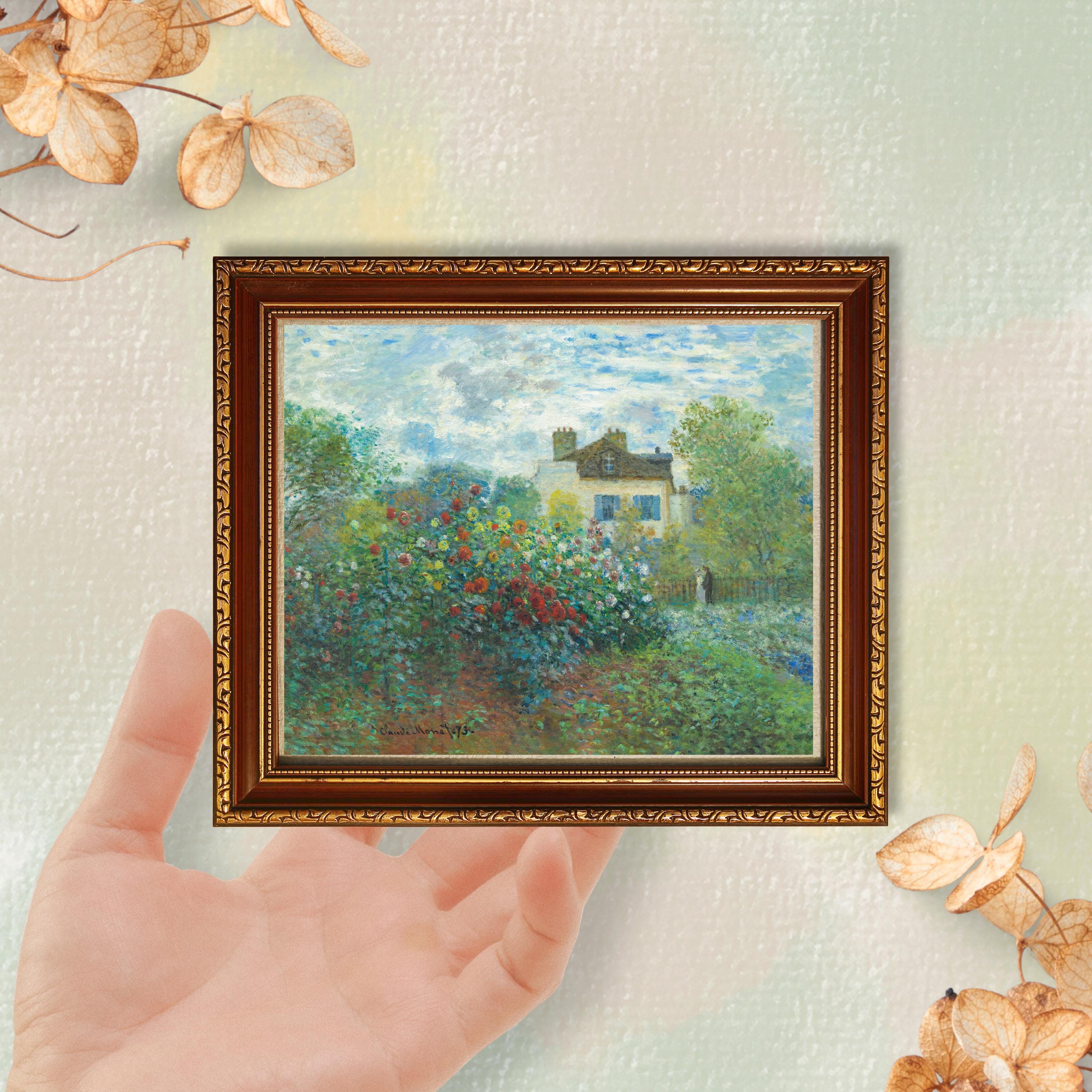 Mini Art,claude Monet the Artist Garden in Argenteuil, French Art ...