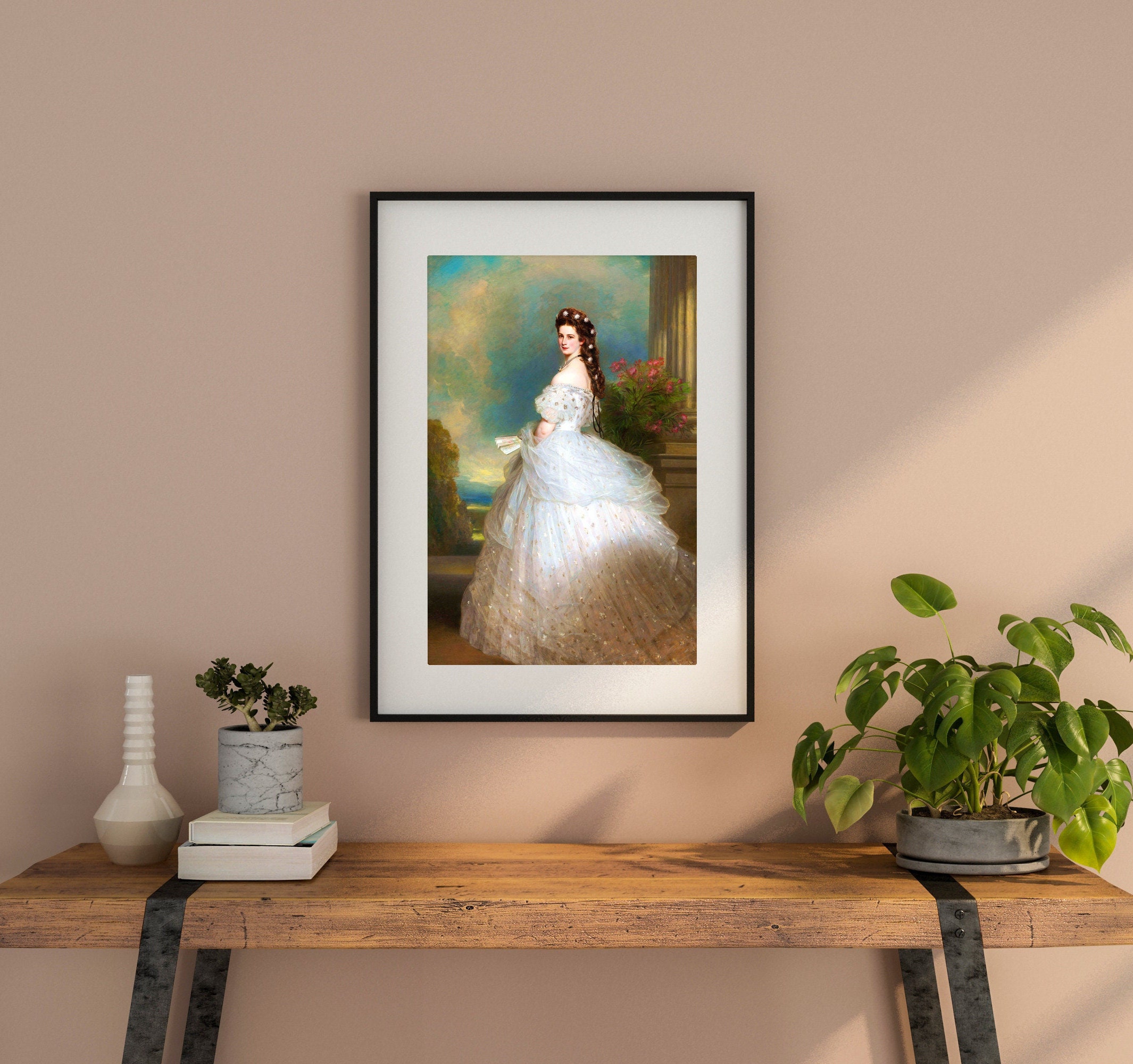 Portrait of Royal Princess, Vintage Princess Oil Painting, Victorian ...