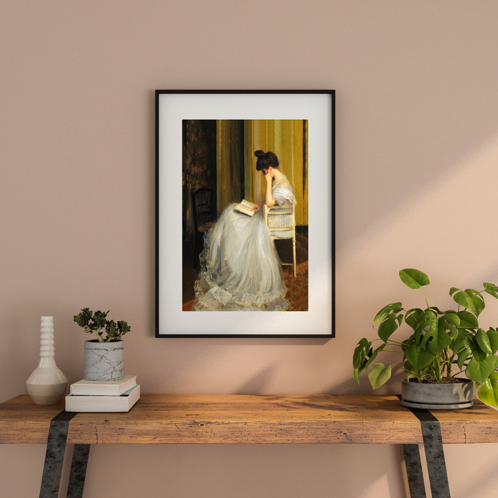 Woman Reading Portrait, Victorian Paintings, Renaissance Paintings, Oil ...