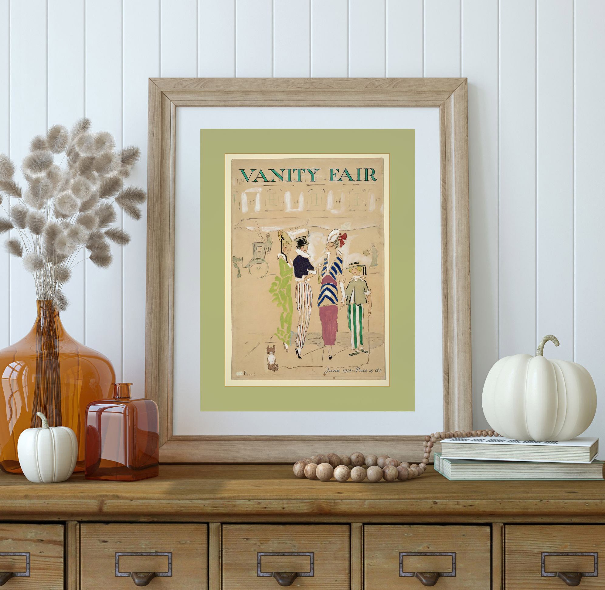 Vanity Fair Magazine Cover Print Set: 1910s Retro Art (digital Download ...