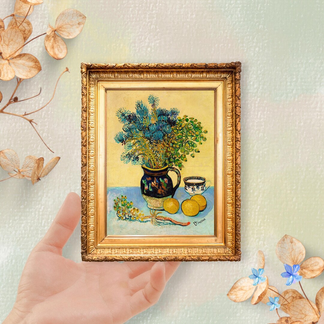 Van Gogh Still Life Print: French Farmhouse Miniature Art Painting ...