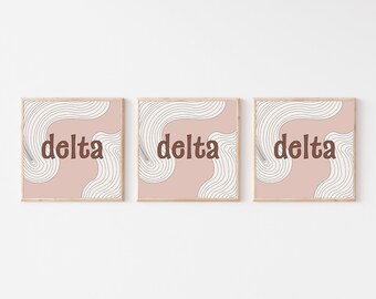 Tri Delta Sorority - Etsy