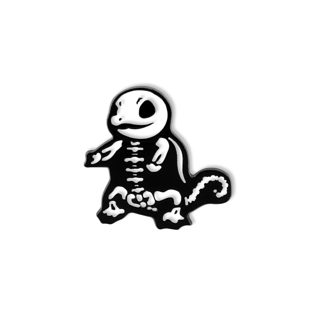 Squirtle Skeleton Pokemon Halloween Enamel Pin Unique and Collectible ...