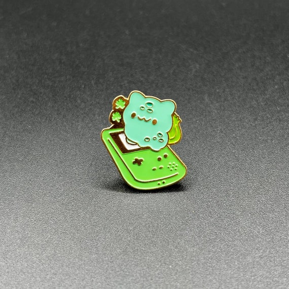 Gameboy Bulbasaur Pokémon Enamel Pin - Etsy