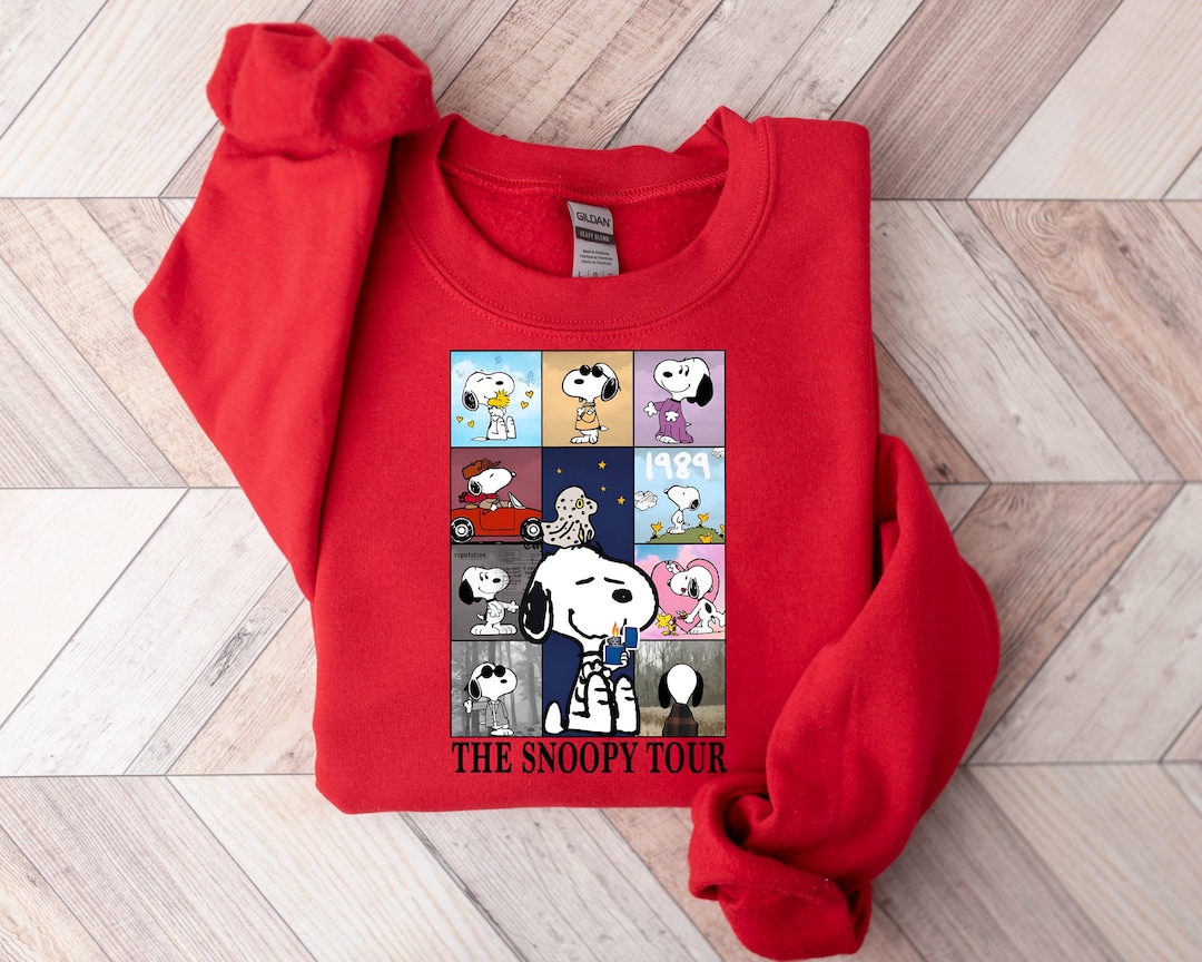 The Snoopy Tour Taylor Version Eras Tour Shirt Swiftie Eras - Etsy Canada
