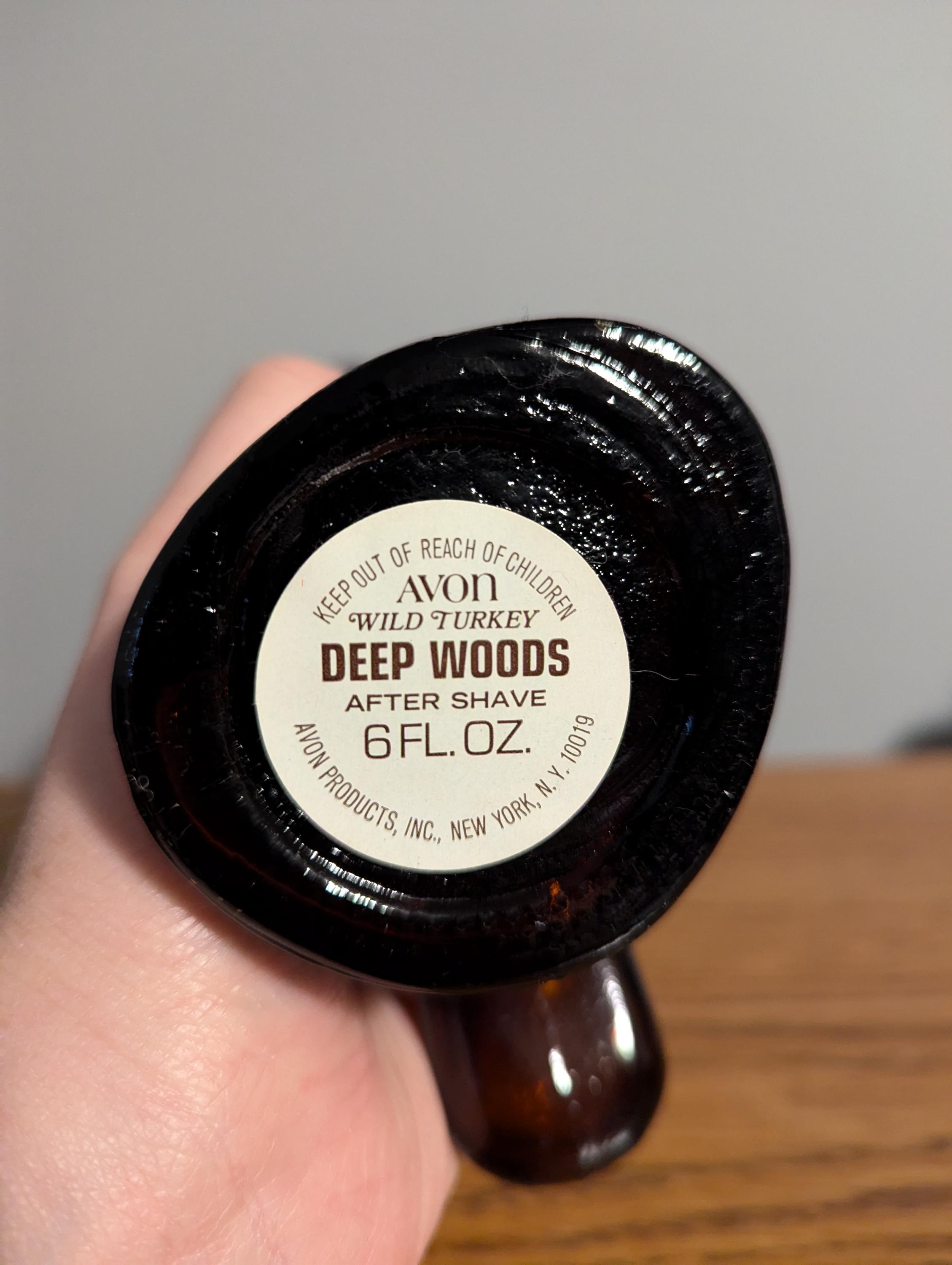 AVON Wild Turkey Deep Woods Aftershave EMPTY 6oz Bottle - Etsy
