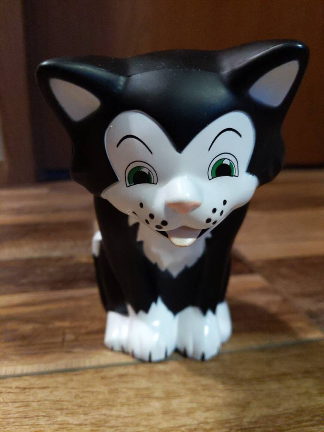 Plastic Black and White Tuxedo Cat Figurine - Etsy
