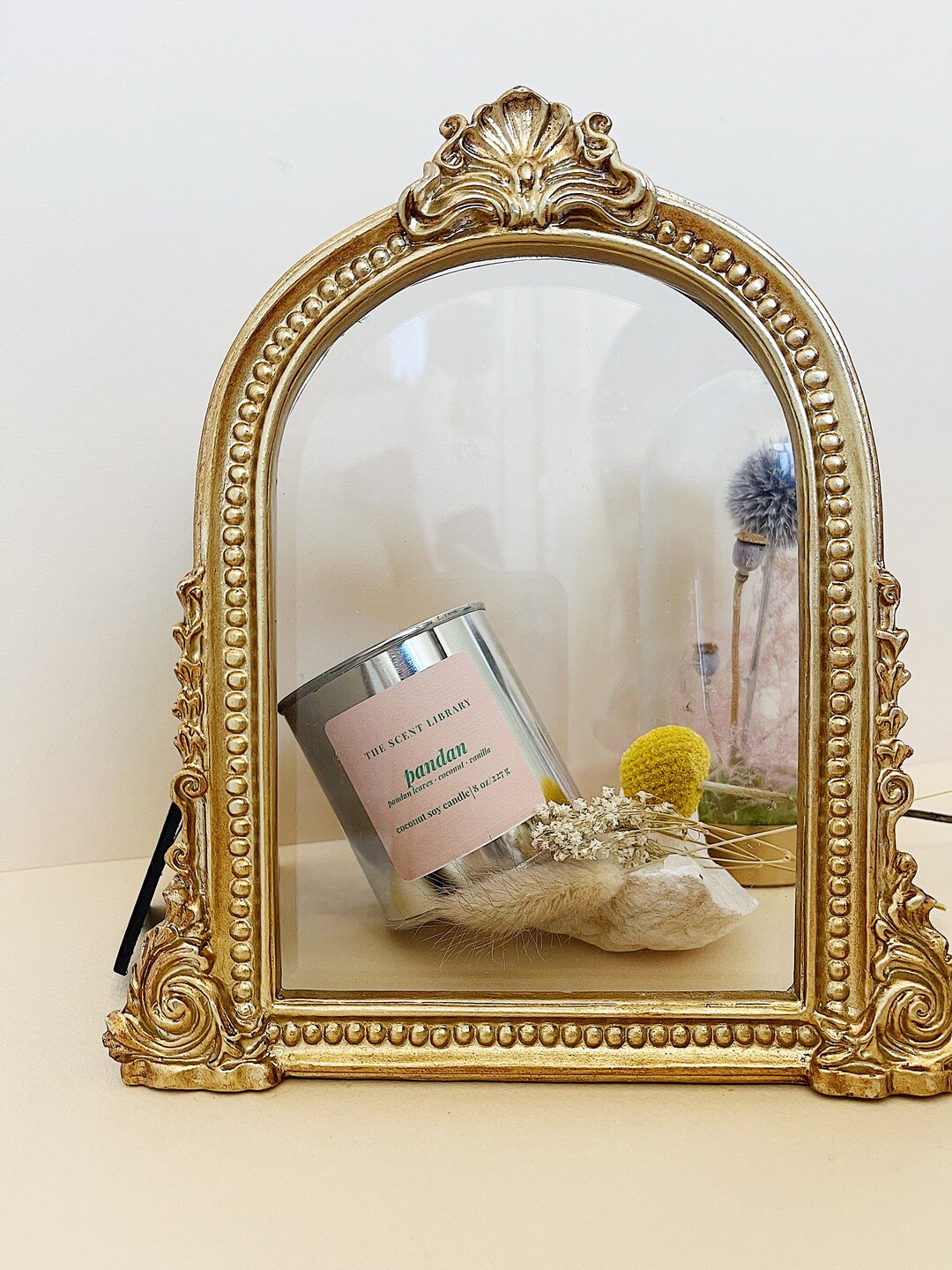 Pandan Coconut Soy Candle Wooden Wick 8 Oz - Notes: Pandan Leaves ...