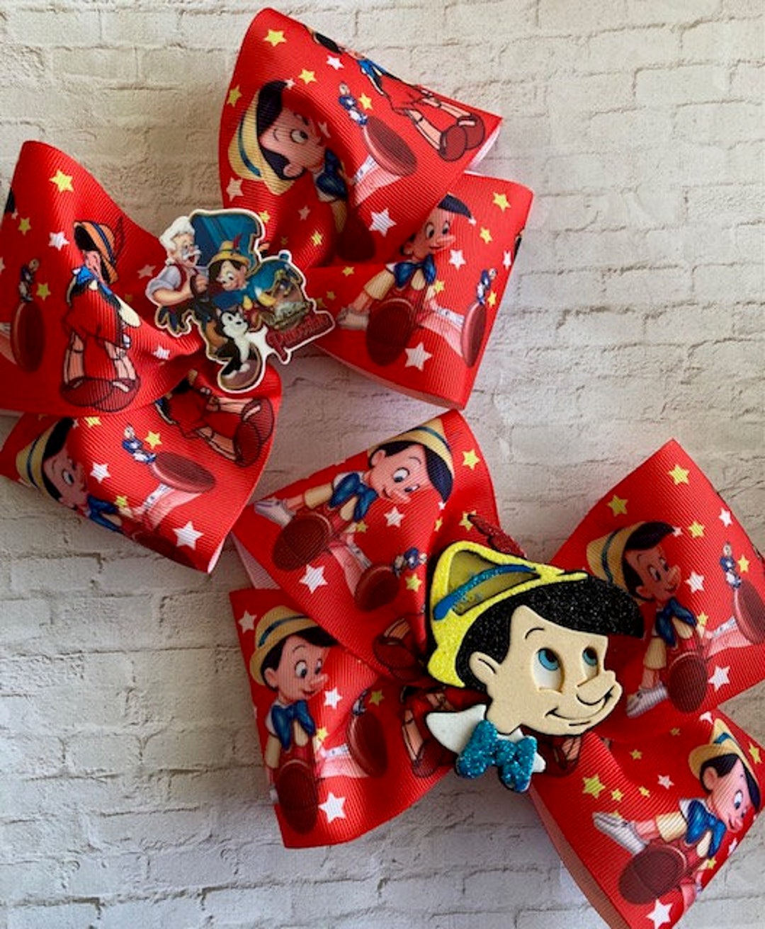 Pinocchio Inspired Hair Bows - Etsy