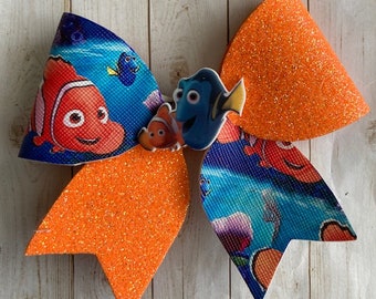 Finding Nemo Hair Bow Disney Character Inspired Dory & Nemo - Etsy