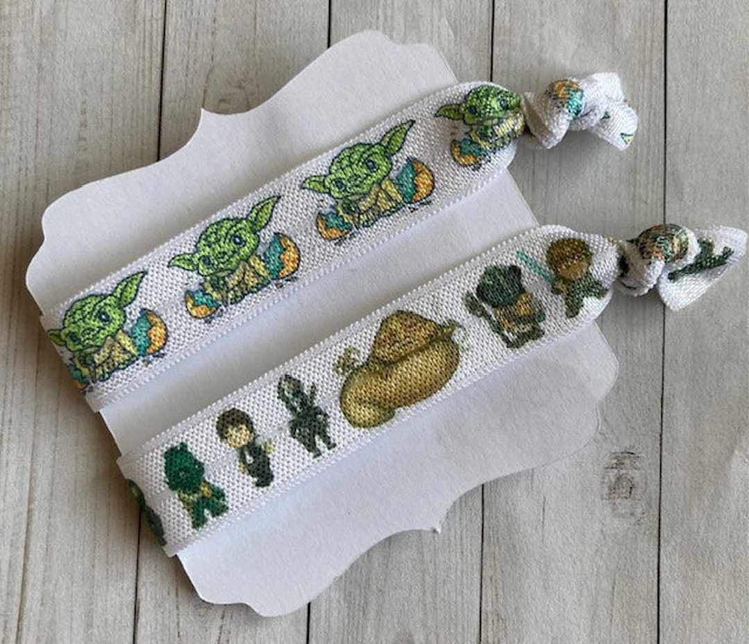 Star Wars Inspired Elastic Hair Ties/bracelets Set - Etsy