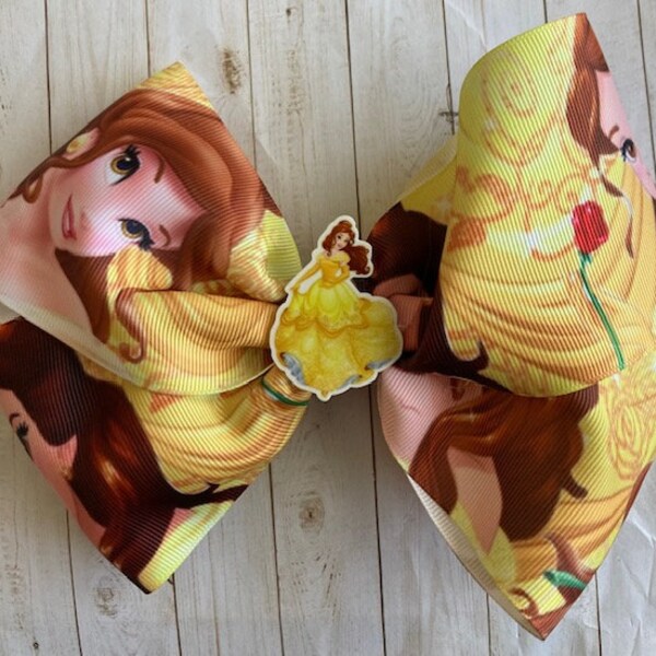 Belle Hair Bow - Etsy