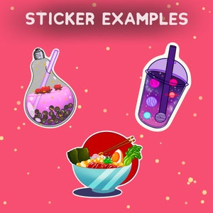 Sticker Design Commission - Etsy