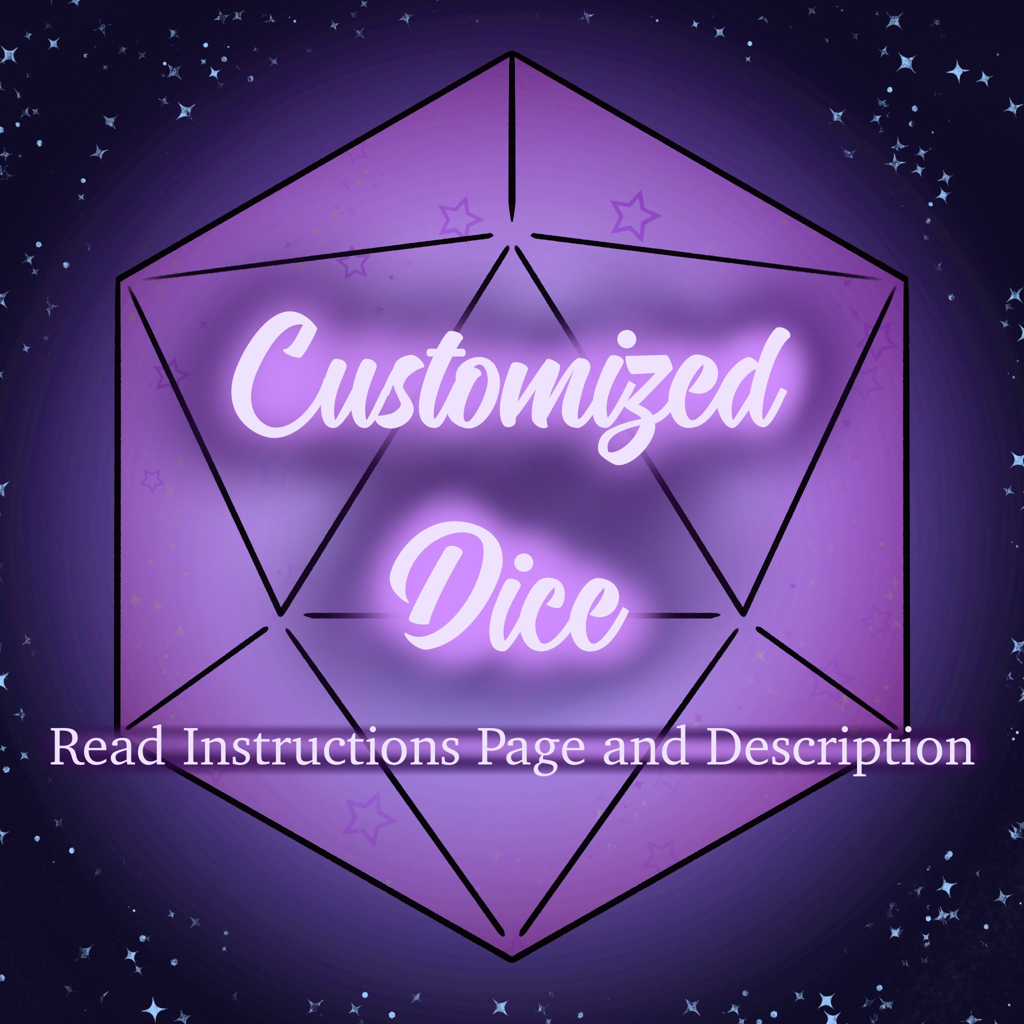Custom DND Dice | Dungeons & Dragons | Dice Design - Etsy