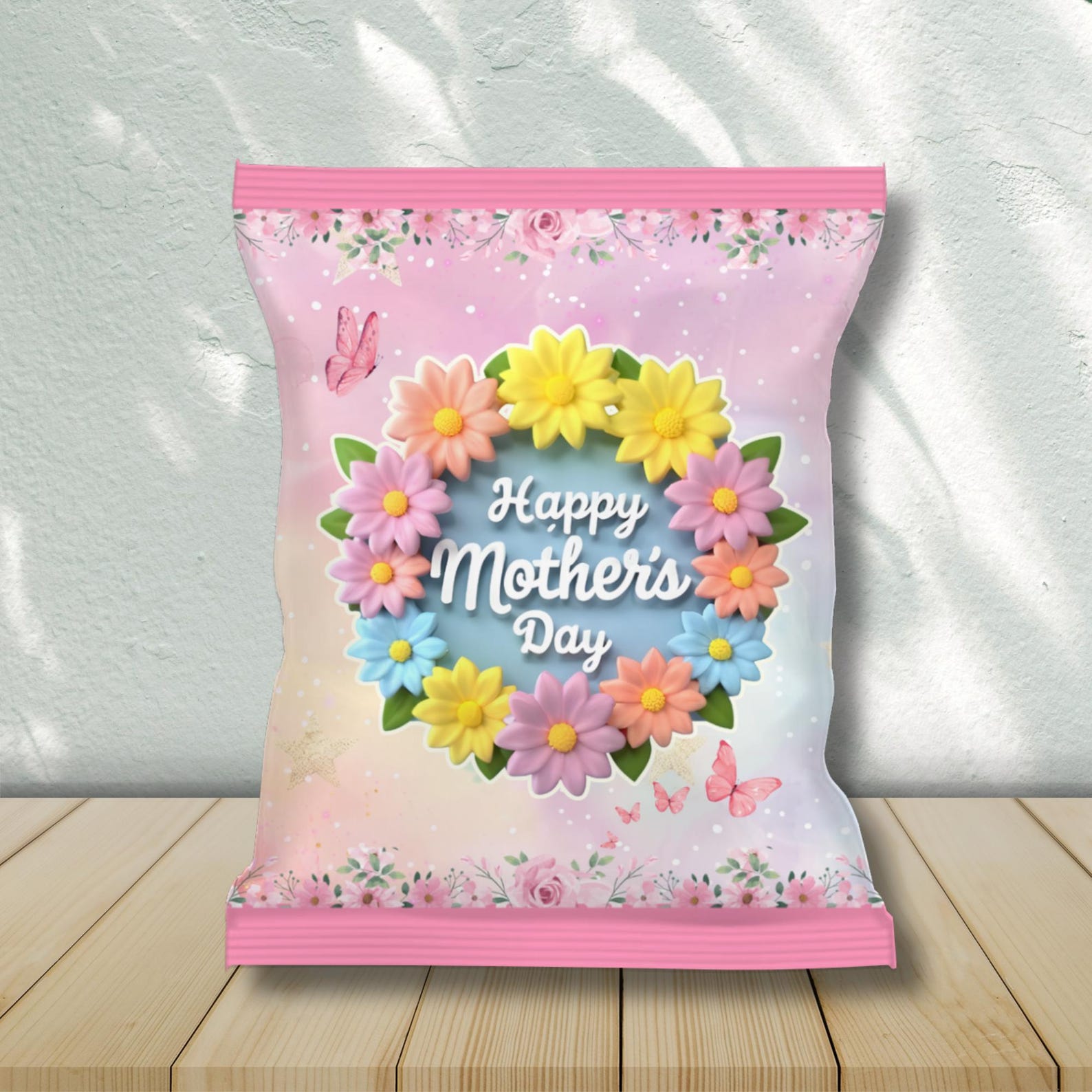 Mothers Day Chip Bags,editable Mothers Day Treat Bag,printable Mothers ...