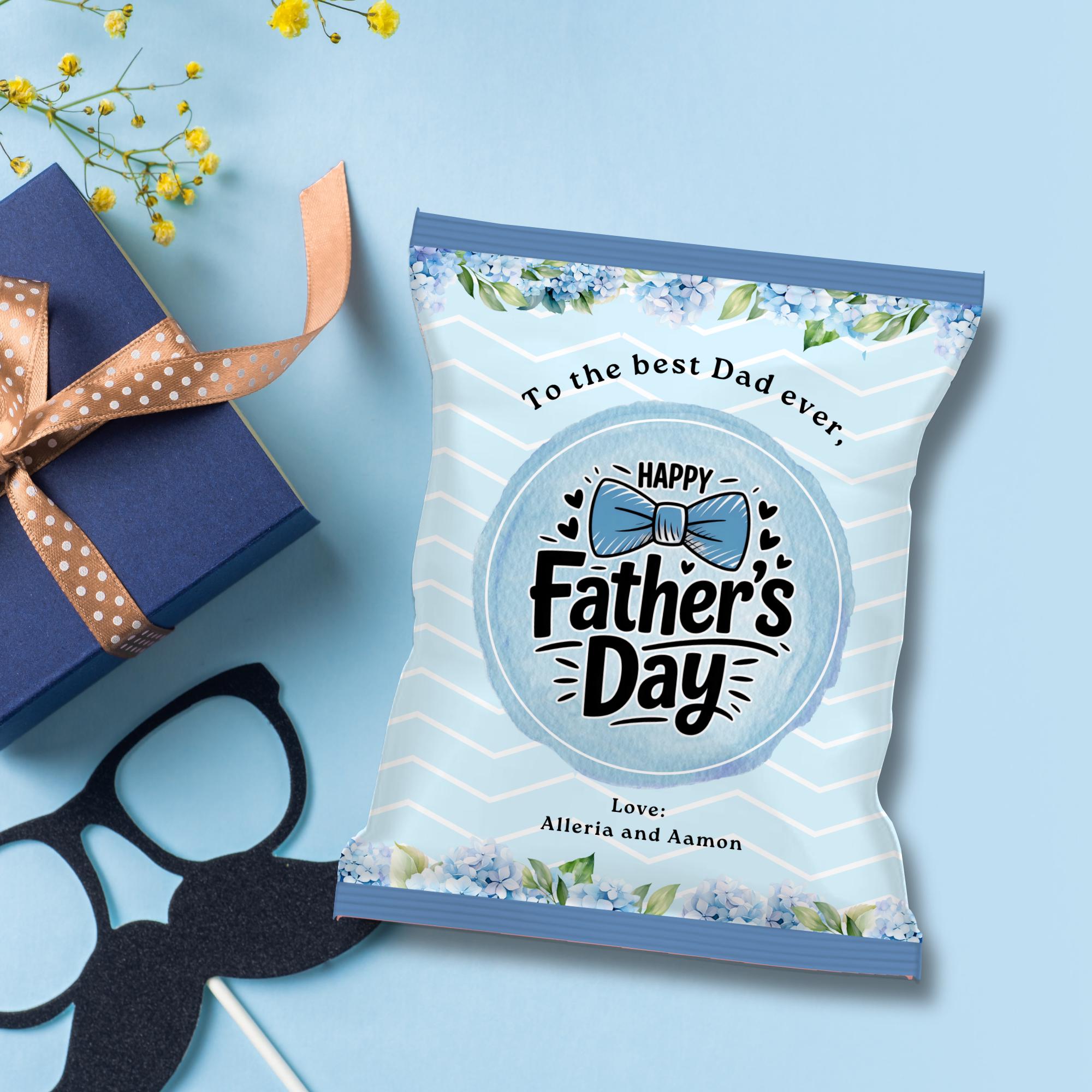 Father's Day Chip Bags,treat Bags,fathers Day Printable,custom Chip ...