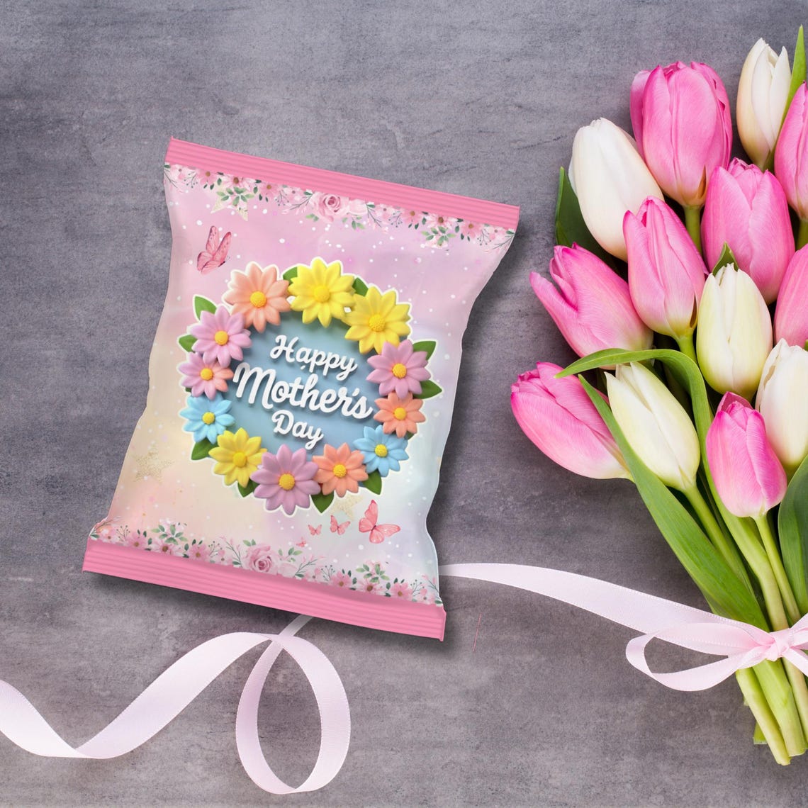 Mothers Day Chip Bags,editable Mothers Day Treat Bag,printable Mothers ...